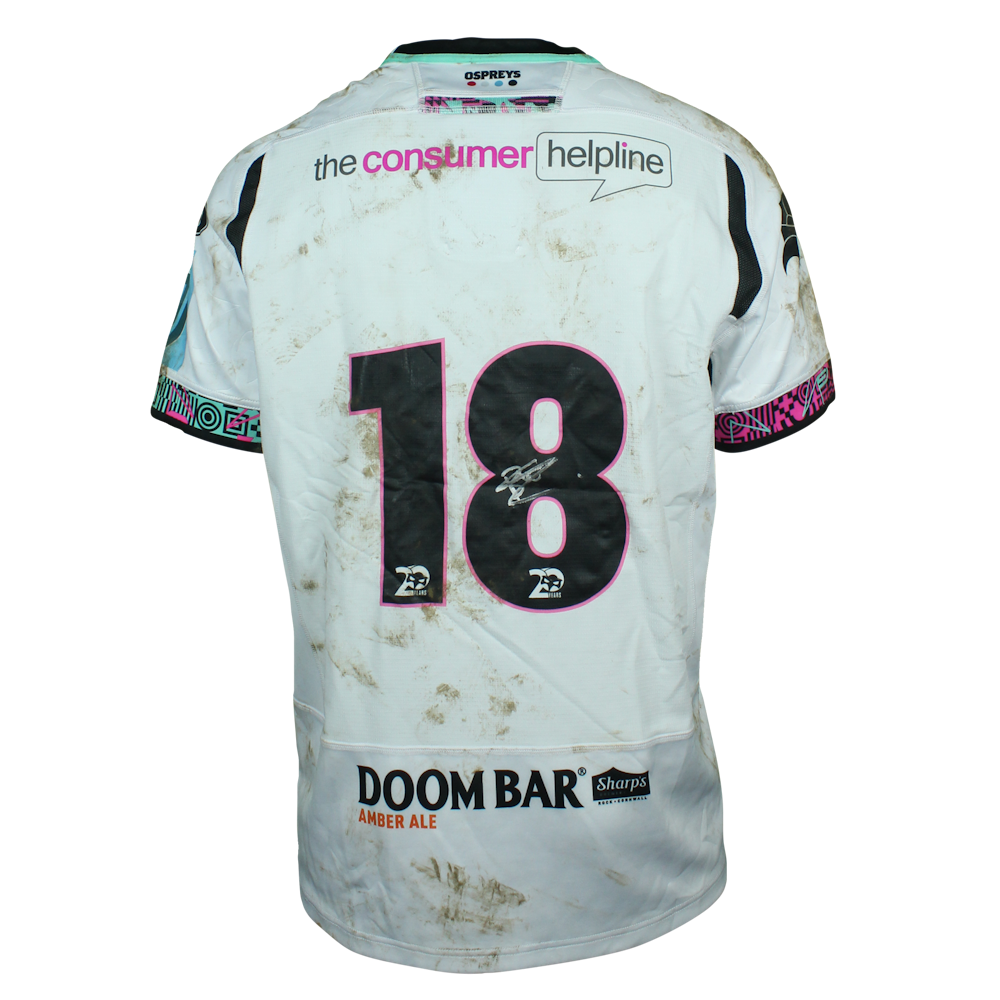 Ben Warren | Ospreys | MatchWornShirt
